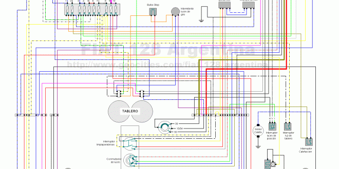 Diagrama El ctrico Fiat 128 Fiat 128 Del Sur diagrama-el-ctrico-fiat-128-fiat-128-del-sur